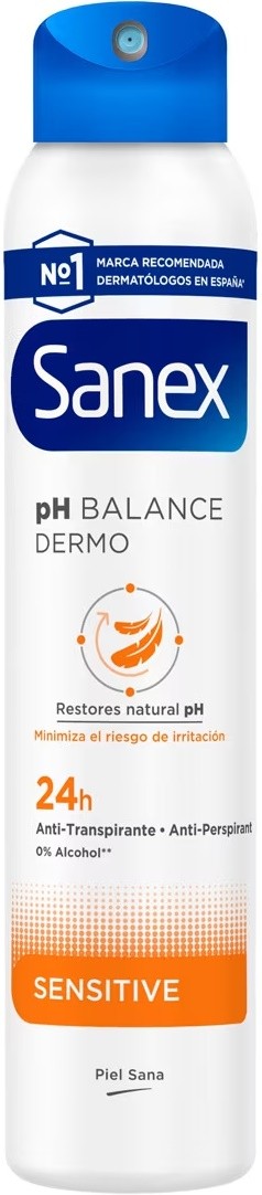 SANEX DESOD.SPRAY 200 DERMO SENSITIVE (NUEVO) - Raxa Distribuciones